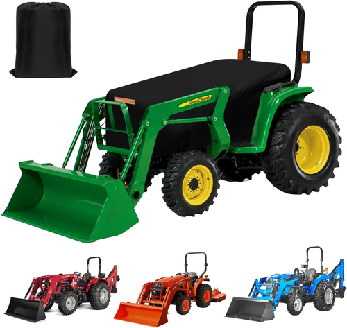 Compact Tractor Covers Waterproof Outdoor Heavy Duty,600 Polyester,Anti ...
