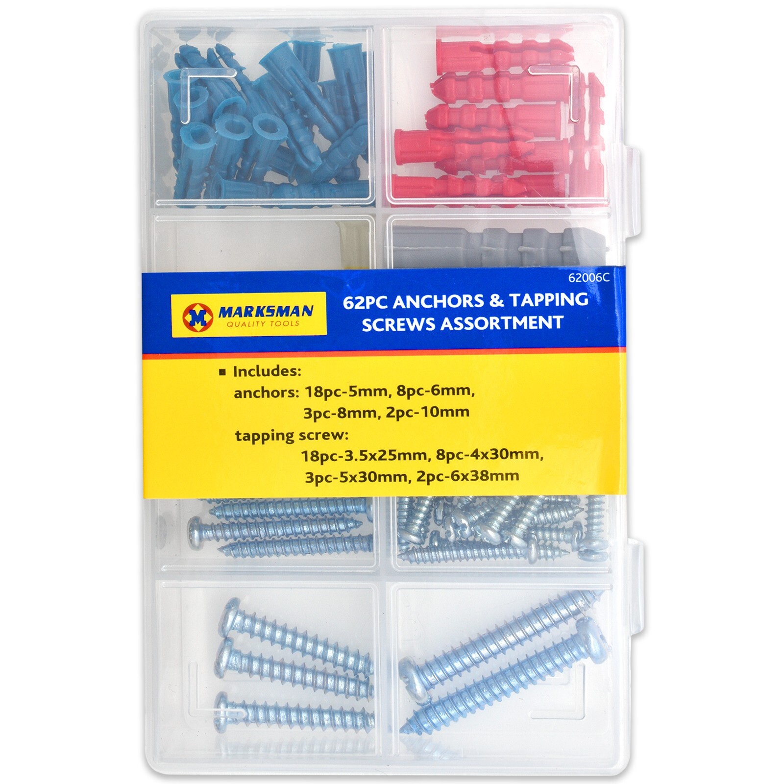 ASSORTED SCREW SET Mixed Small-Large Countersunk/Pan Head Nut Bolt Wall ...