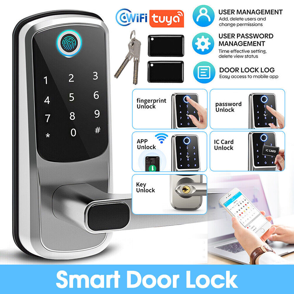 Mechanical Keyless Entry Door Lock Digital Code Keypad Knob Combination ...