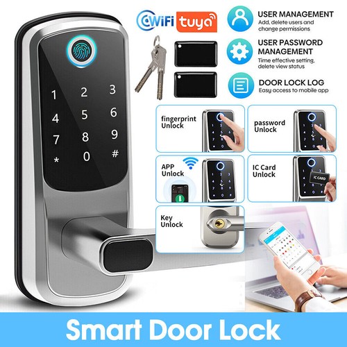 Mechanical Keyless Entry Door Lock Digital Code Keypad Knob Combination ...