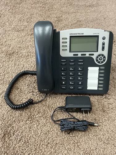 Grandstream GXP2100 HD Voice PoE Business Office Display IP Phone | eBay