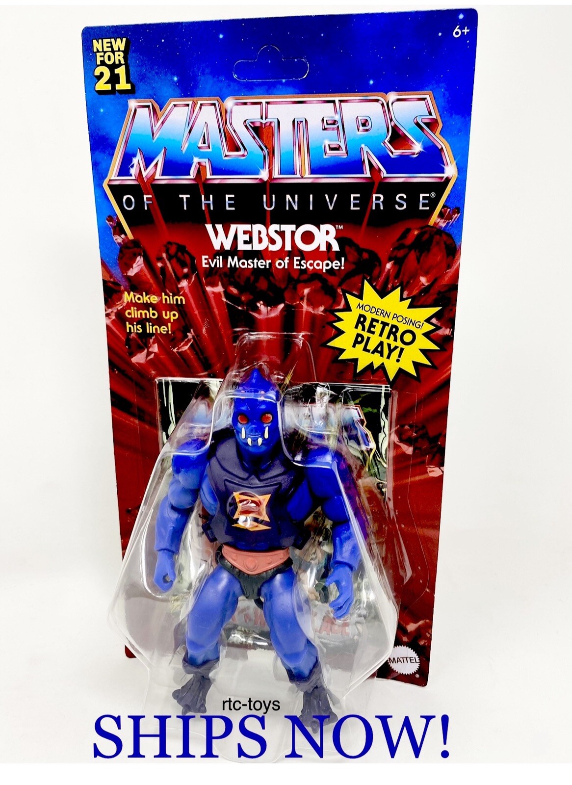 MOTU Webstor Masters Of The Universe Origins Wave 6 New ‘21 Retro ...