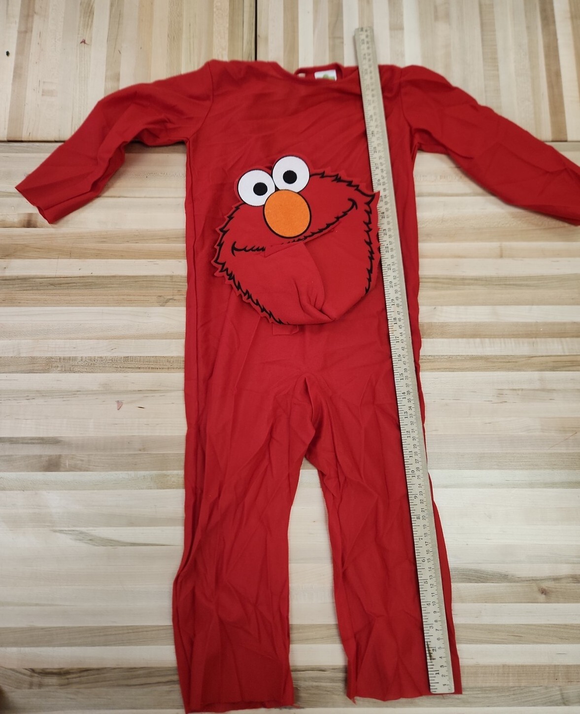 1993+Disguise+Sesame+Street+Elmo+Fur+Costume+2+Piece+Small+1-2 for sale ...