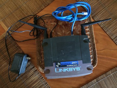 LINKSYS BEFW11S4 v.4 WIRELESS-B BROADBAND ROUTER 4 PORTS 2.4GHz 802.11b ...