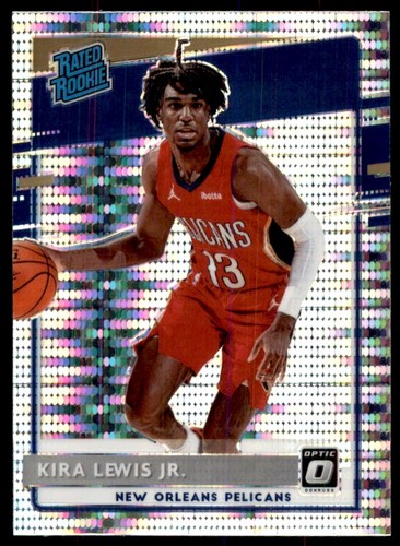 KIRA LEWIS JR. 2021-22 Donruss Optic Rated Rookie Silver Pulsar Prizm ...