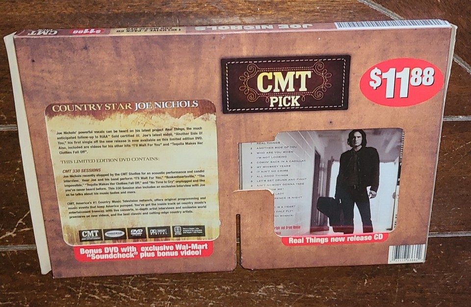 CMT Pick ~ Exclusive 2-Pack: JOE NICHOLS (DVD/CD, 2007, CMT/Universal ...