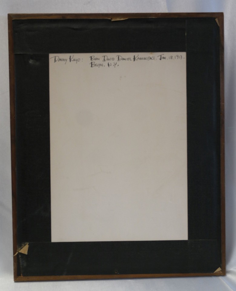 Danny Kaye - American Actor - Framed Photo & Autograph | eBay