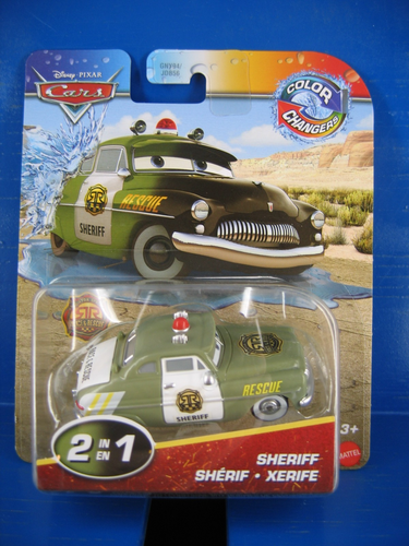 DISNEY PIXAR CARS RACE & RESCUE COLOR CHANGERS SHERIFF | eBay