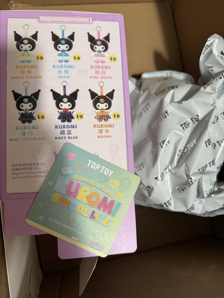 Kuromi School of Life Series Plush Pendant Blind Box | eBay