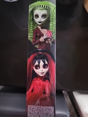 Mattel Creations Beetlejuice & Lydia Deetz Monster High Skullector box ...
