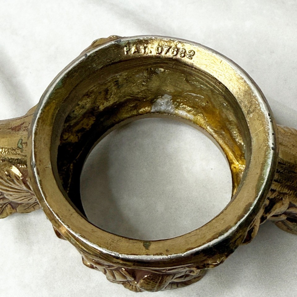 VINTAGE Cherub Shakers with Covered Salt Cellar on Floral Branch Stand ...