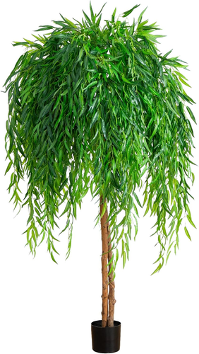 Real Touch 6ft Willow Artificial Tree - Lifelike Home Decor Accent ...