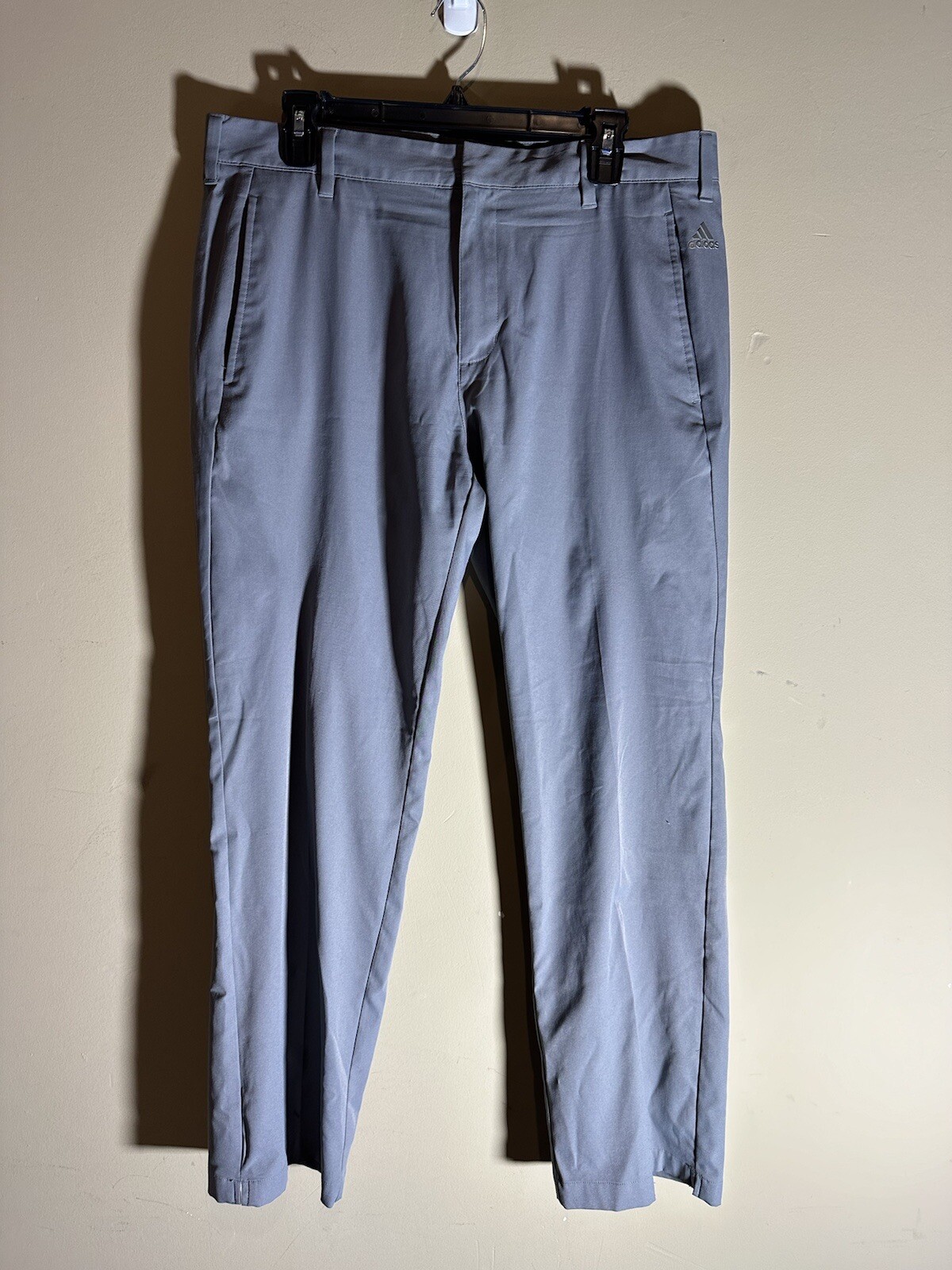 Adidas Puremotion Stretch Flat Front Golf Pants Mens 34X30 Gray White ...