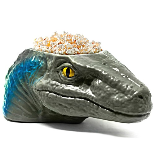 Jurassic World Dominion 2022 Popcorn Bucket Blue Velociraptor Universal ...