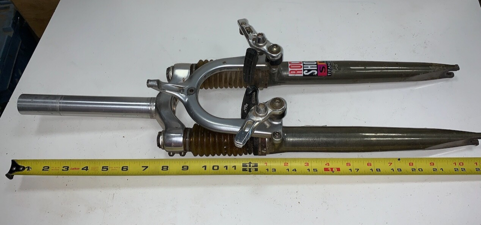 1994 Rock Shox SL Titanium Fork 26 Inch Cantilever 1 ⅛ AND Pump | eBay
