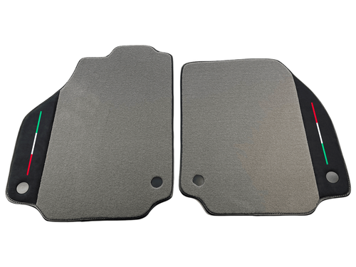 Gray Floor Mats For Ferrari 488 Pista Spider Tailored Carpets Alcantara ...