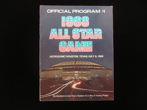 1968 MLB Baseball All Star Game Program - Unscored, EX | eBay