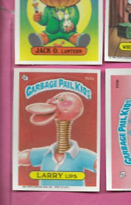 1986 Topps Garbage Pail Kids Card Larry Lips #157a Series 4 | eBay