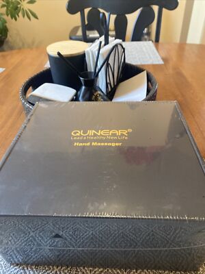 NIB SEALED QUINEAR Hand Massager, Cordless w Heat & Compression for ...