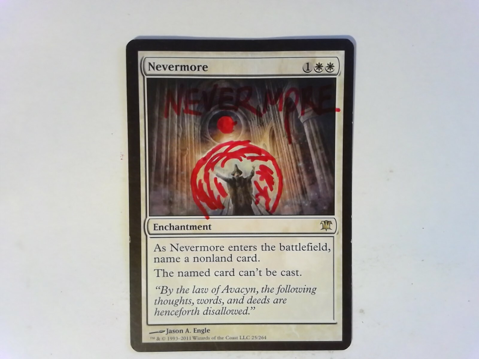 Nevermore Innistrad- Magic the Gathering mtg White ROUGH | eBay