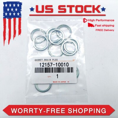 OEM 10 PCS For Toyota Lexus Differential Oil Drain Plug Gasket 12157 ...