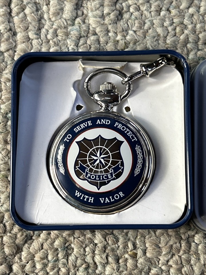 Police Pocket Watch To Serve and Protect with Valor Law Enforcement ...