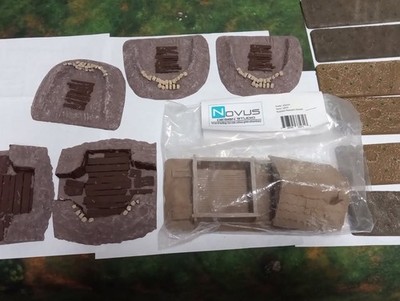 15mm wargame terrain, painted WW2, AWI, ACW, Novus Design Studio ...