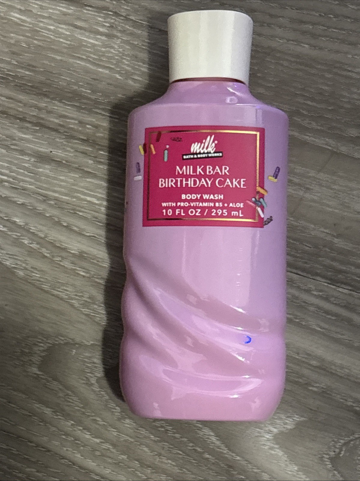 ALL NEW Milk Bar Birthday Cake Body Wash Gel 10 oz Bath & Body Works ...