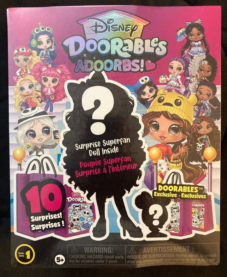 Disney Doorables Adoorbs! Series 1 Surprise Superfan Doll COMPLETE SET ...