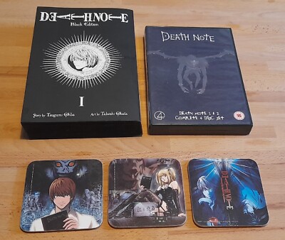 Death Note Black Edition contains volumes 1&2, Death Note 1 & 2 Dvd , 3 ...
