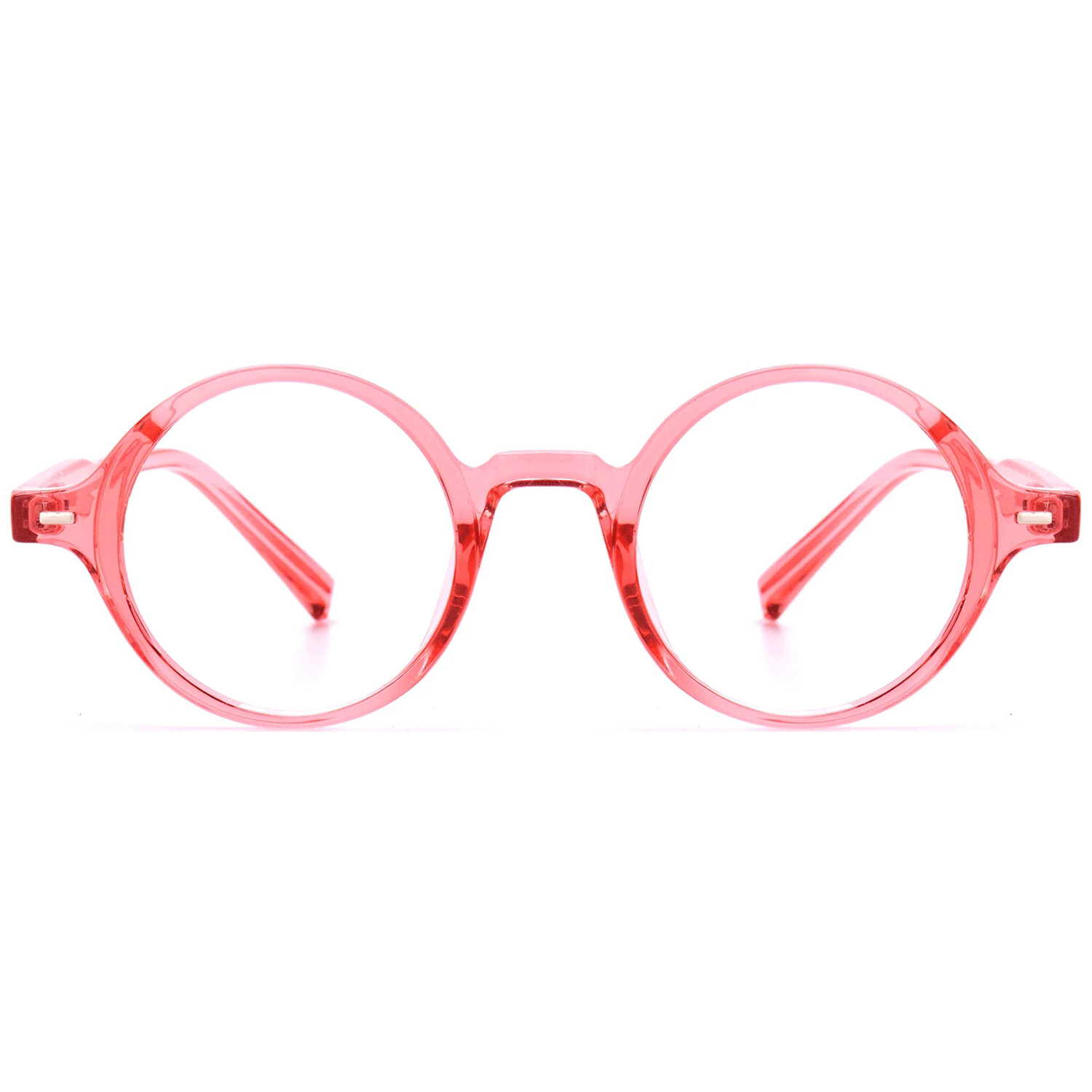 Round Plastic Glasses for Men Women Retro Vintage Small Lenses ...