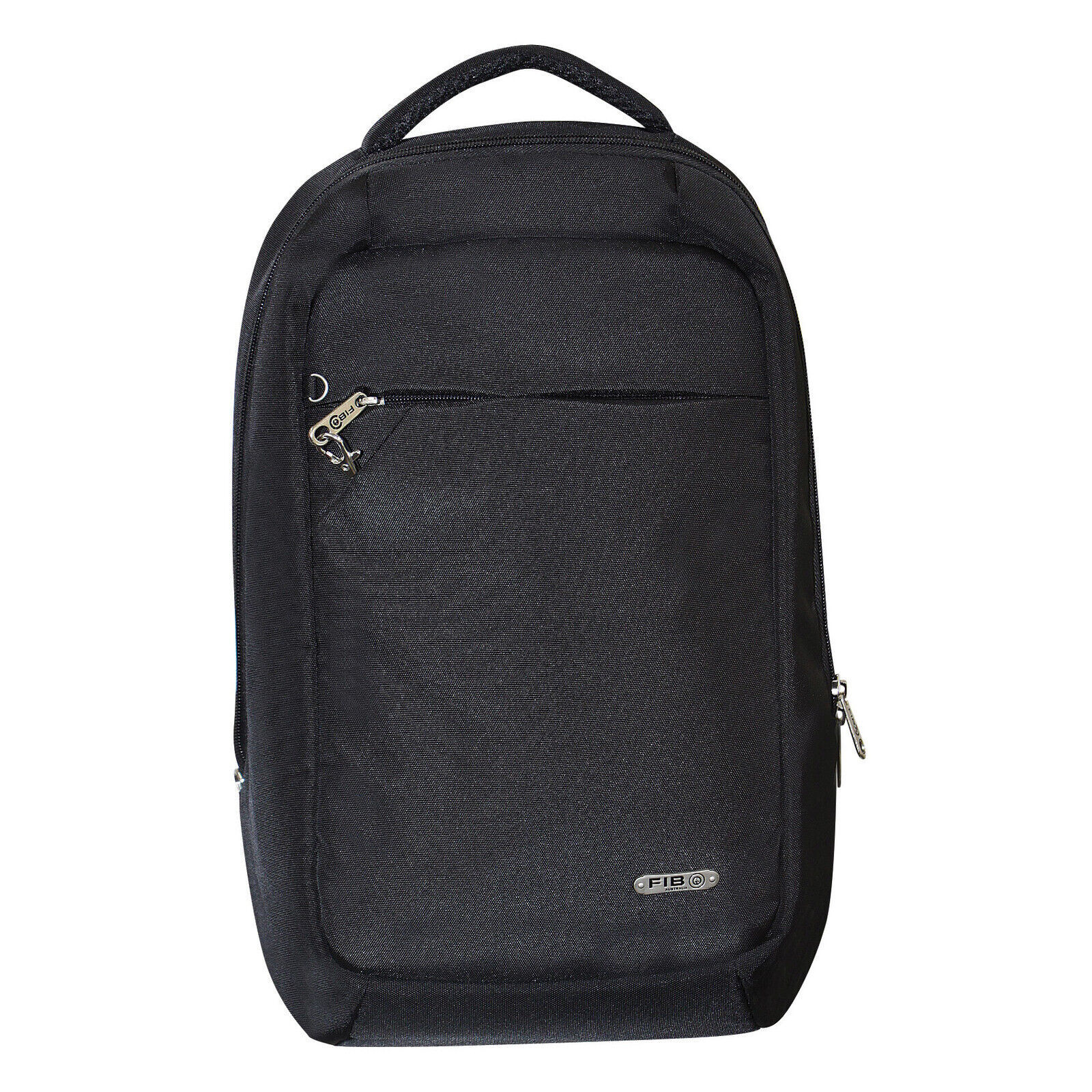 FIB Anti-Theft Slash Proof Mens Backpack Bag with Laptop Pocket - Black ...