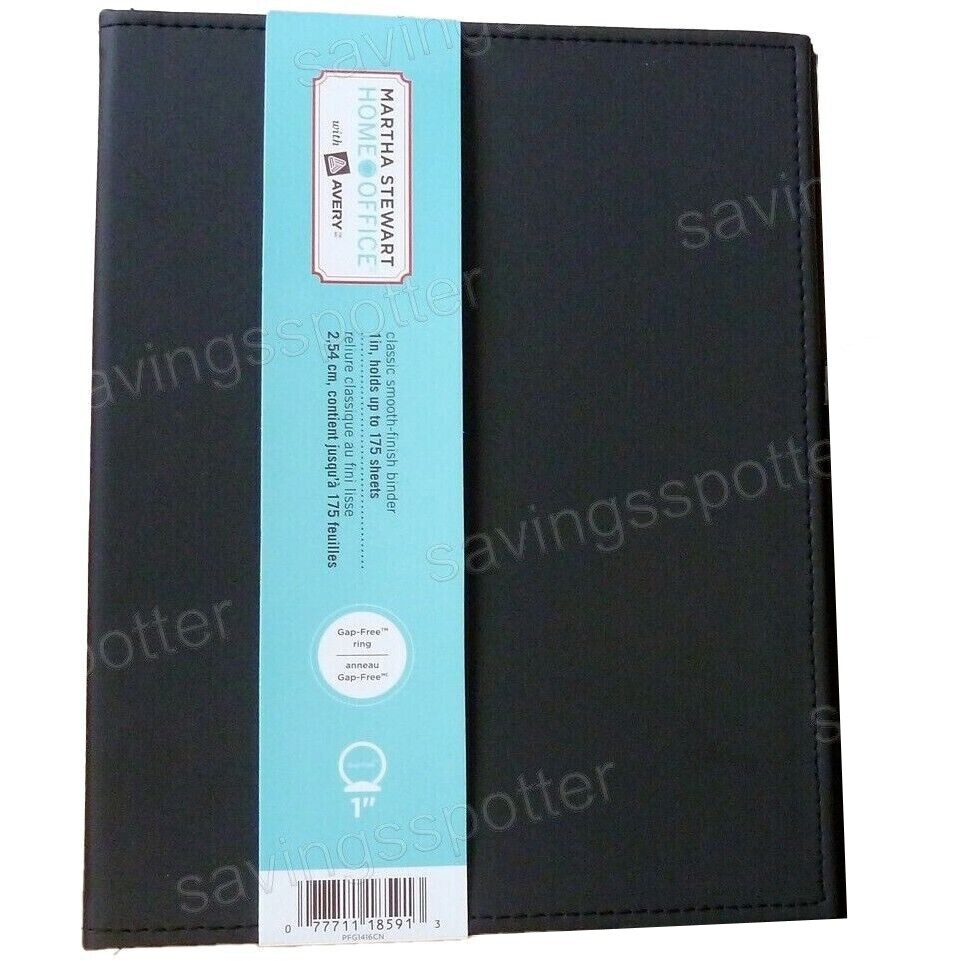 Martha Stewart Binder Sizes