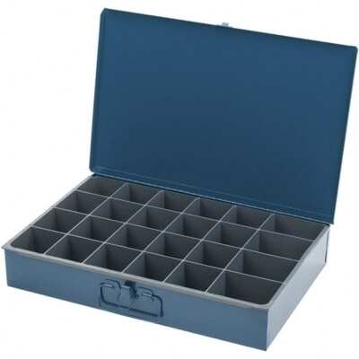 Durham 102-04-CLASSC Steel Frame 24-Compartment Storage Box: 18”L x 12 ...