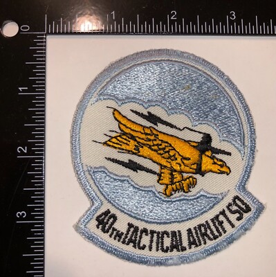 USAF US Air Force 40th Tactical Airlift Squadron Patch | eBay