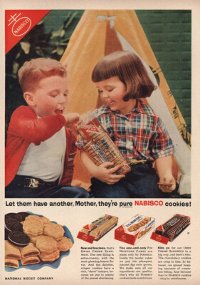 1954 Nabisco Cookies: Let Them Have Another Mother Vintage Print Ad | eBay