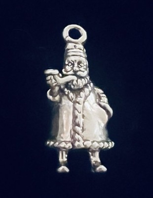 Vintage Sterling Silver Santa Claus Charm Old King Cole | eBay