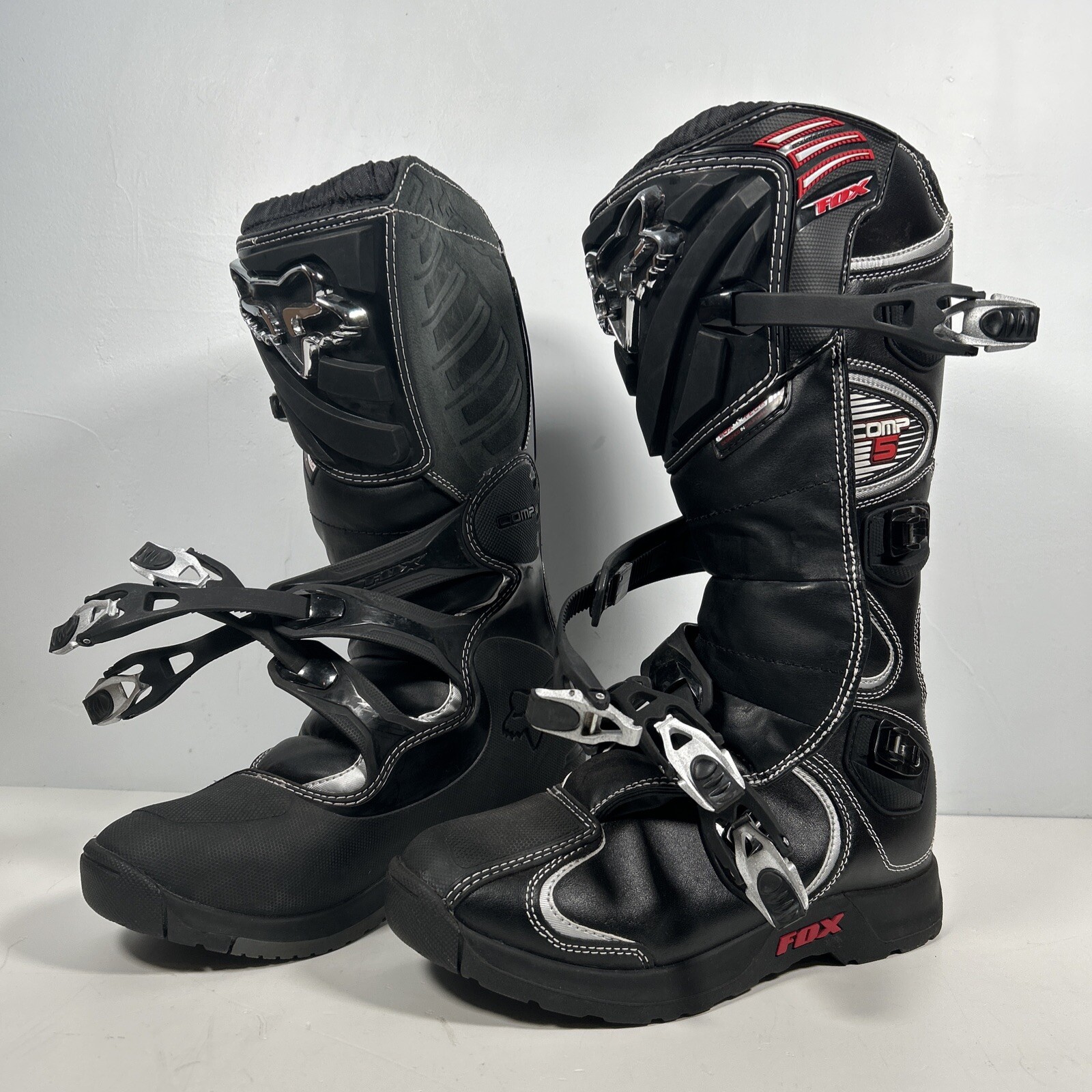 Fox Racing Comp 5 Adult MX Boots Motorcycle Motocross Boots size M 11 ...