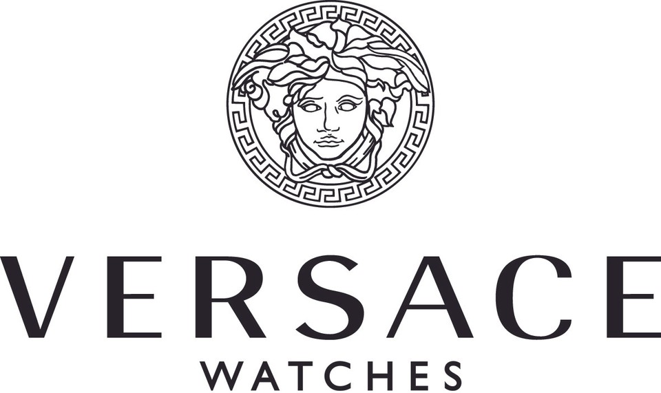 Versace VEVI00320 Greca Logo gold silver Stainless Steel Men's Watch ...