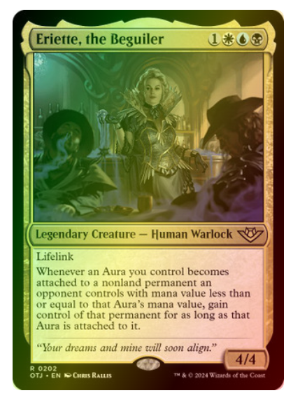 Eriette, the Beguiler - Foil Outlaws of Thunder Junction MTG | eBay