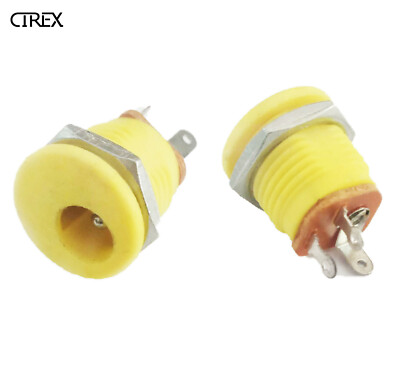 DC022 5.5x2.1mm Female DC Socket Jack Power Plug Panel Mount DC-022 ...