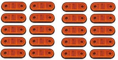 20 x Marker Side Lamps Lights 24V for Scania MAN Volvo DAF truck 20 ...