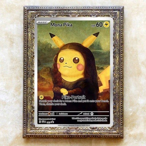 Mona Pika | Van Gogh Pokémon Cards | English | #13 | Read Description ...