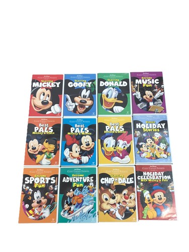 Walt Disney’s Classic Cartoon Favorites DVD Set DVDs 1-12 Lot- Read ...