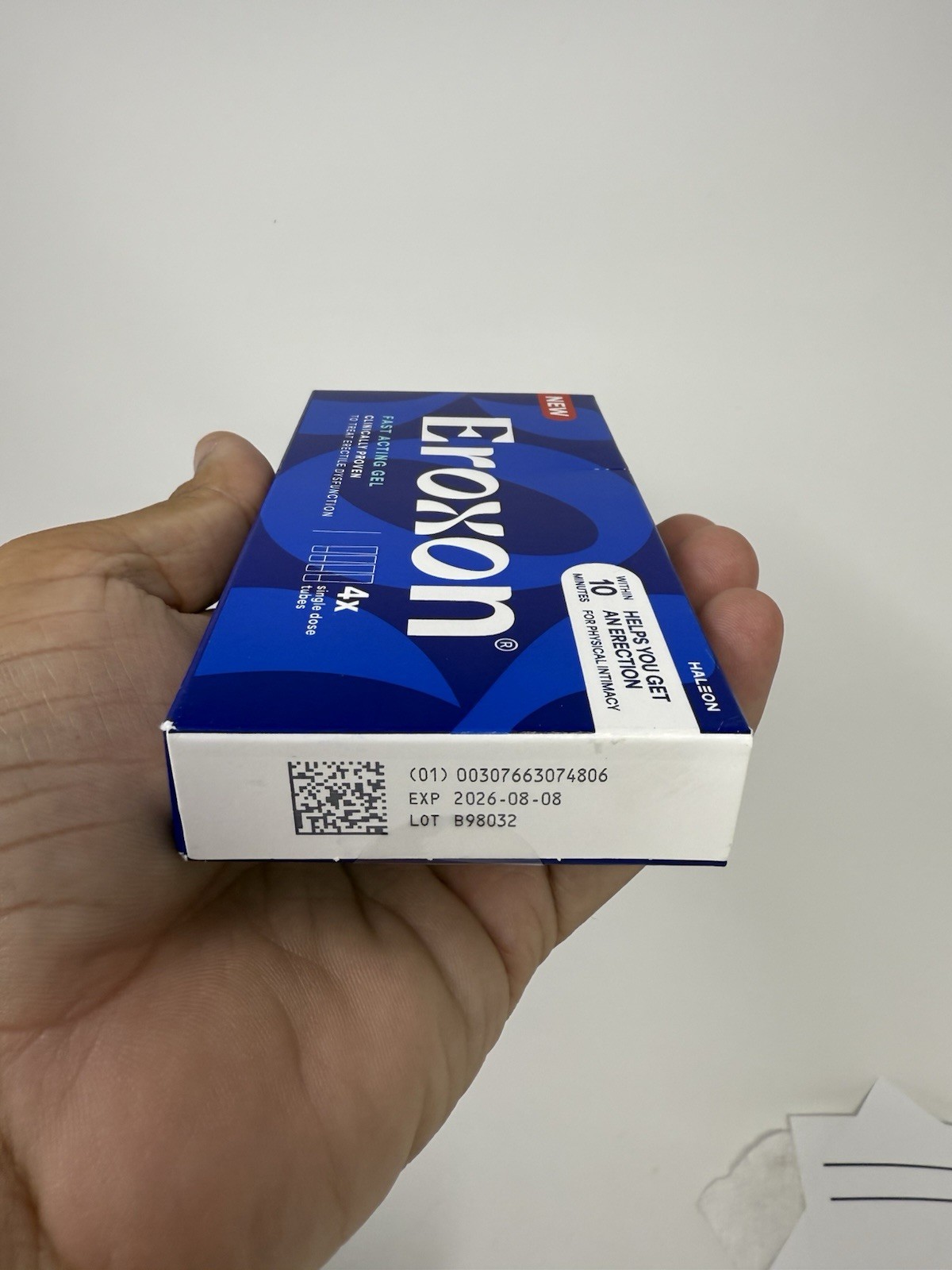 EROXON STIMGEL 4 Single Dose Tubes Erectile Dysfunction Fast Acting Gel ...