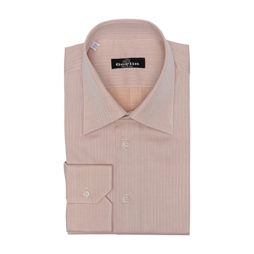 690$ LUXURY GERLIN Shirt Light Peach ALUMO Cotton 1G ZILLI | eBay