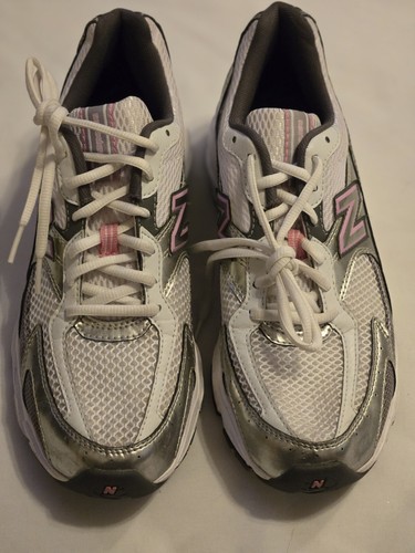 Women New Balance 350 White Gray And Pink Size 9 | eBay