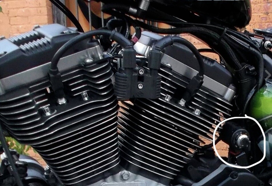 Harley Sportster Coil Ignition Relocation Kit BLACK Wires 2004-2006 ...