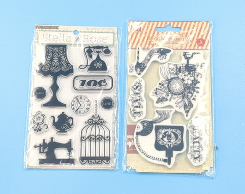 Stella & Rose Mabel So Sweet Stamps & Prima Vintage Old Fashion Cling ...