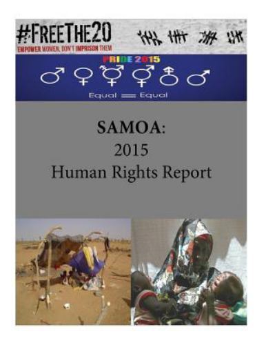 SAMOA: 2015 Human Rights Report by United States United States ...
